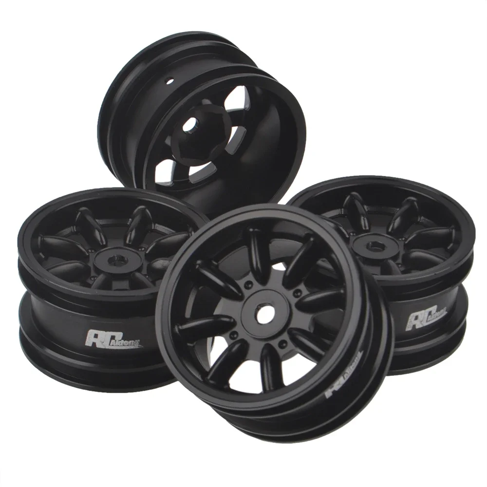 Aluminum Wheels Rims for 1/10 RC Car Tamiya Mini Cooper M05 Pro M06 M07 ...