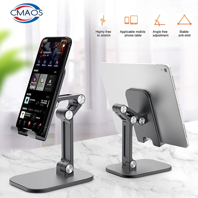 CMAOS Desktop Tablet Phone Holder Stand For iPhone iPad Table Folding ...