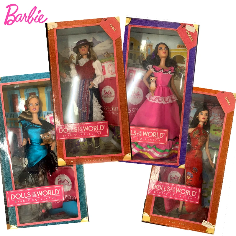 Barbie-original-bonecas-da-s-rie-mundial-viagem-em-torno-de-limitada ...