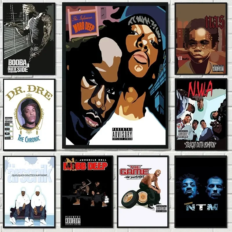 NAS MOBB DEEP THE GAME Popular Albums Covers Posters Canvas Painting ...