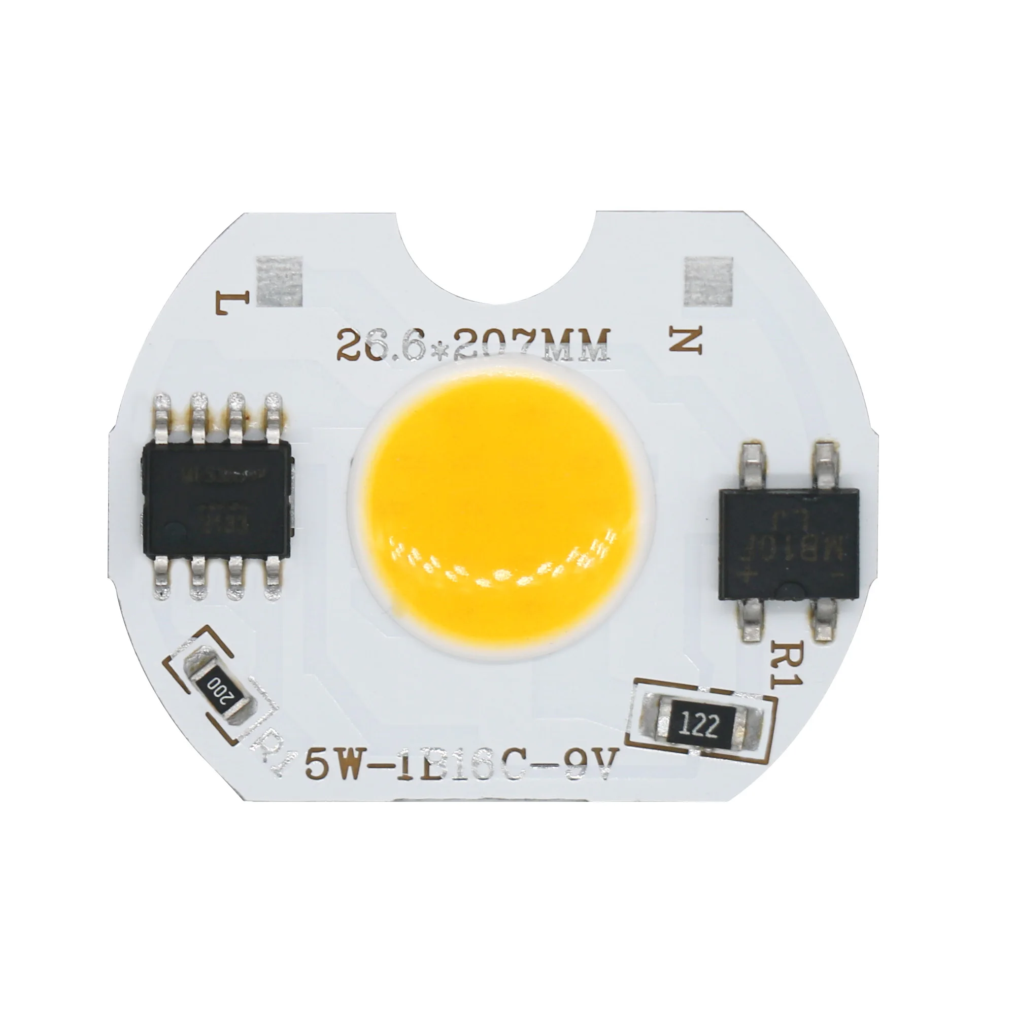 10pcs LED COB lamp Bead 5W 9V COB Chip 220V Smart IC No Need Driver DIY ...