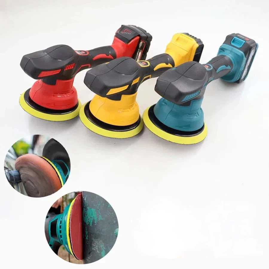 Cordless Car Polisher 8 Gears Adjustable Auto Electric Waxing Sanding ...