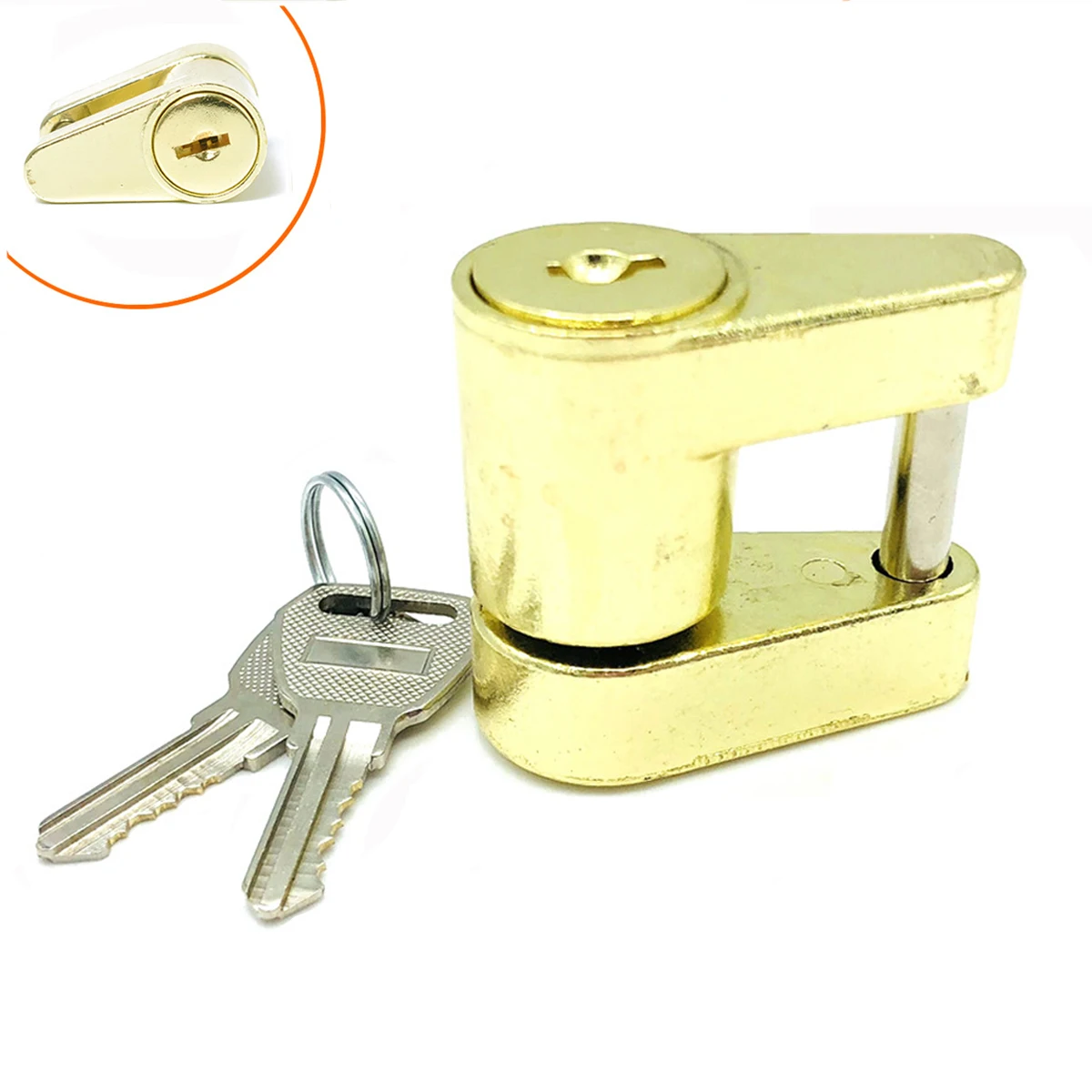 High-Quality-Tow-Hook-Trailer-Coupler-Padlock-Solid-Brass-Trailer-Locks ...