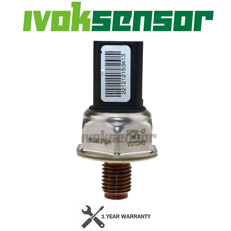 Original Diesel Fuel Rail High Pressure Sensor Common Injection ...