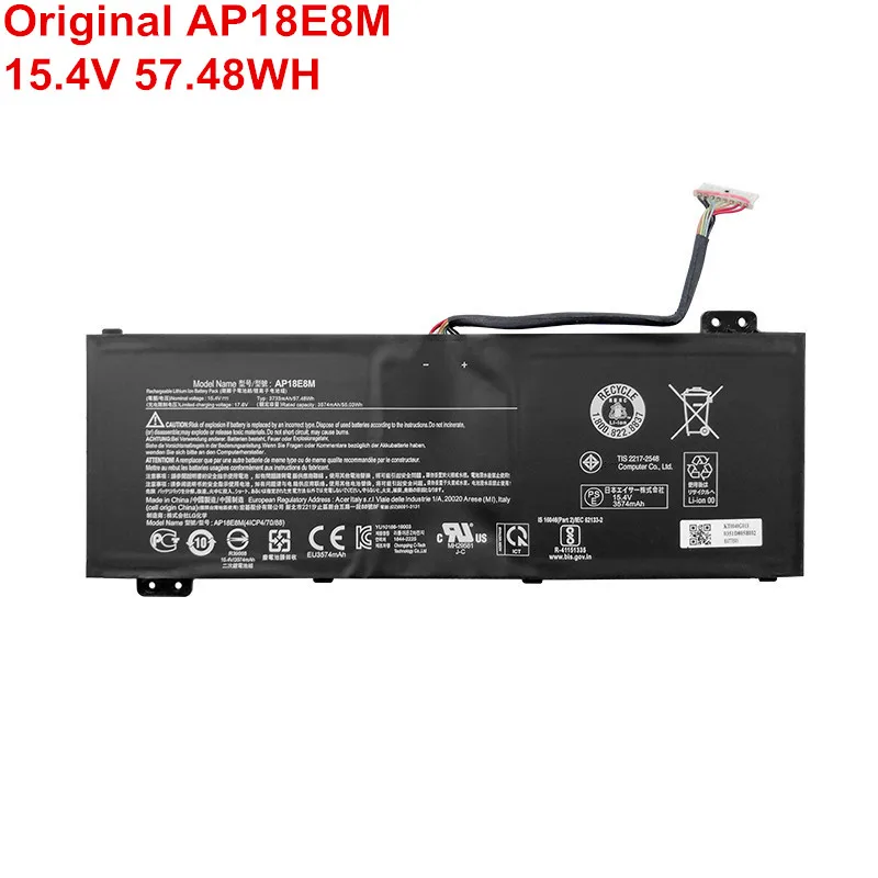 15-4V-57-48WH-Genuine-Laptop-Original-Battery-AP18E7M-AP18E8M-For-Acer ...