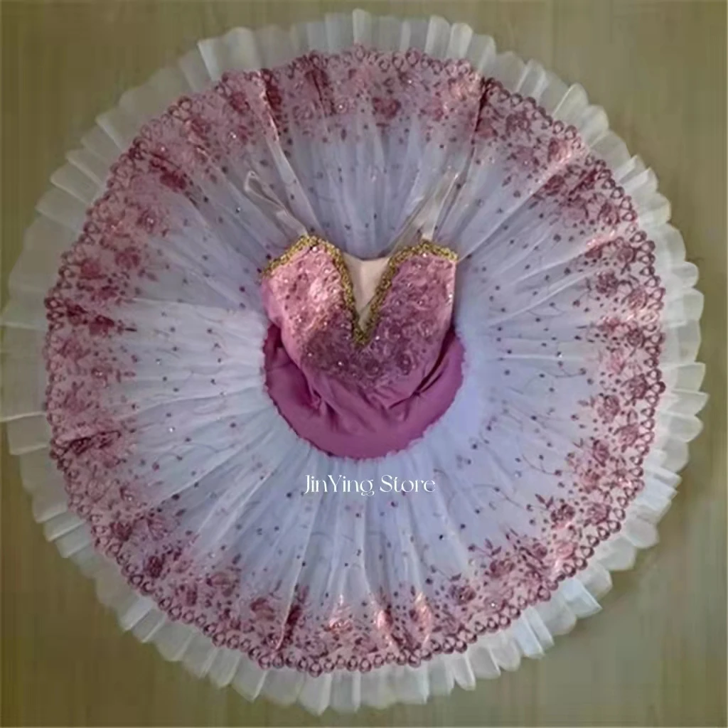 Adult Kids Classic Professional Ballet Tutu Girls Swan Lake Pancake ...