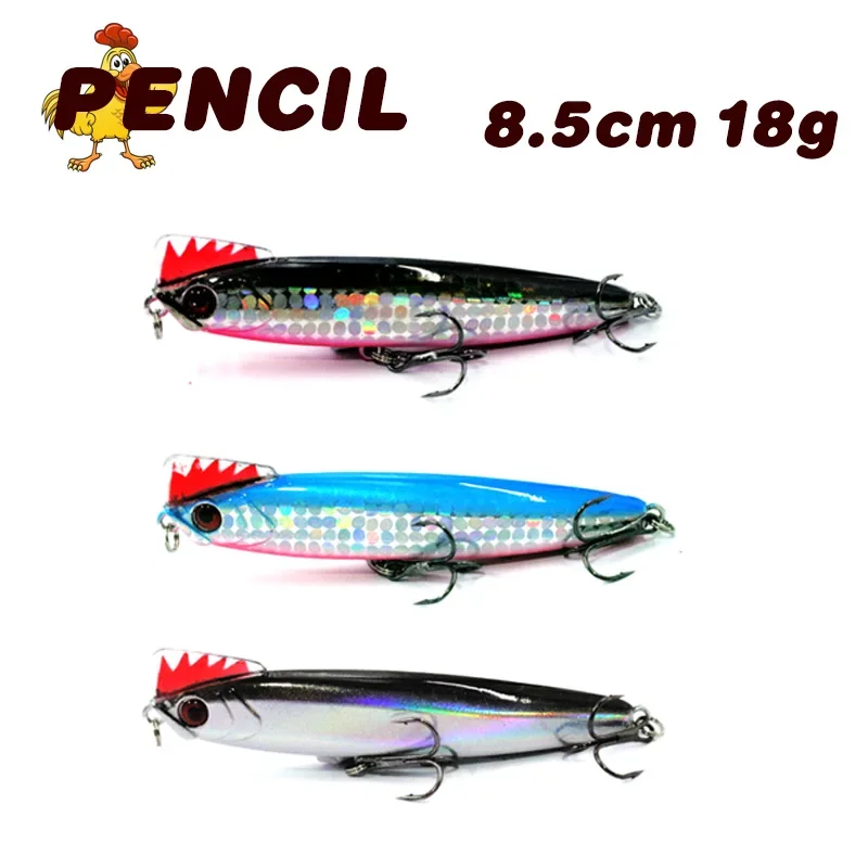 Sinking-Pencil-Heavy-Stickbait-Lure-85mm-18g-Pencil-Jigs-5-Colors ...