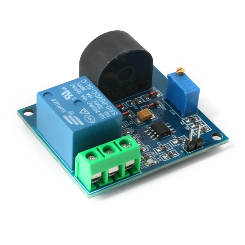 AC Current Sensor 5V Relay Module High Precision Current ZMCT103C ...