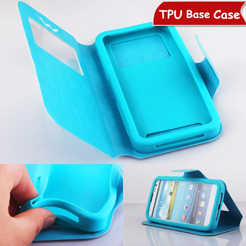 Universal-Flip-Cover-TPU-Silicone-Base-Leather-Case-For-Smartphone-4-0 ...