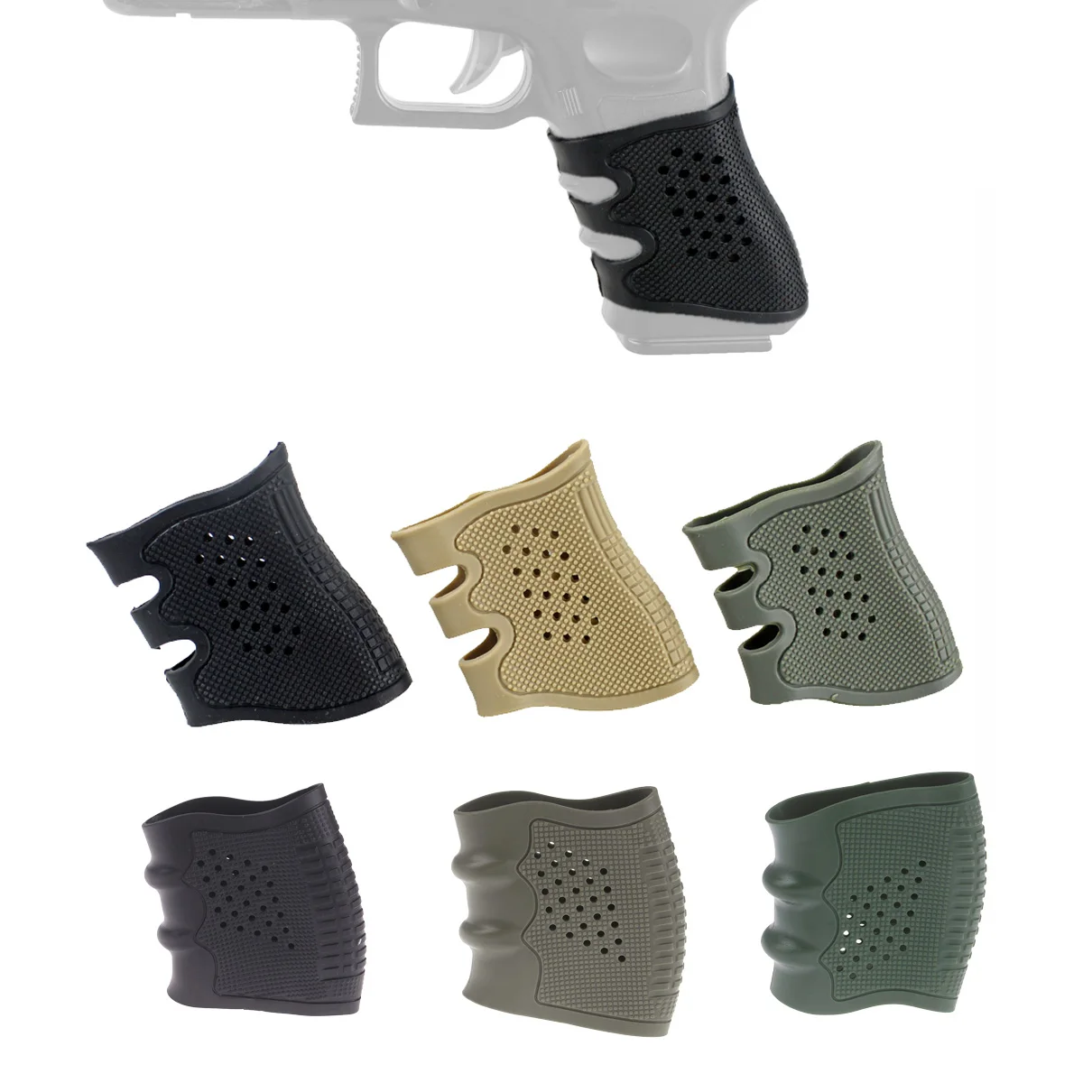 Rubber Glove Sleeve Cover for Most Handgun Pouch Holder Protective ...