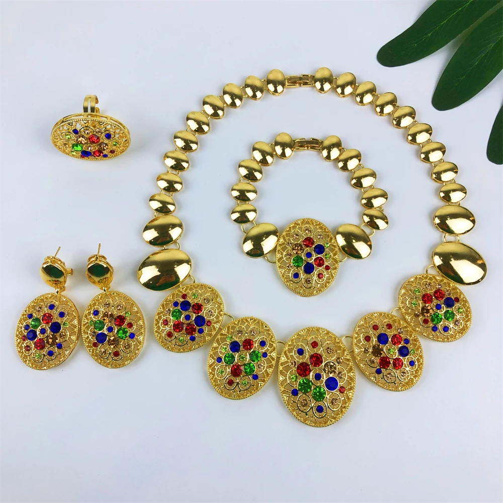 TITI-Latest-Jewelry-Set-For-Women-Necklace-Earrings-Ring-Bracelet ...