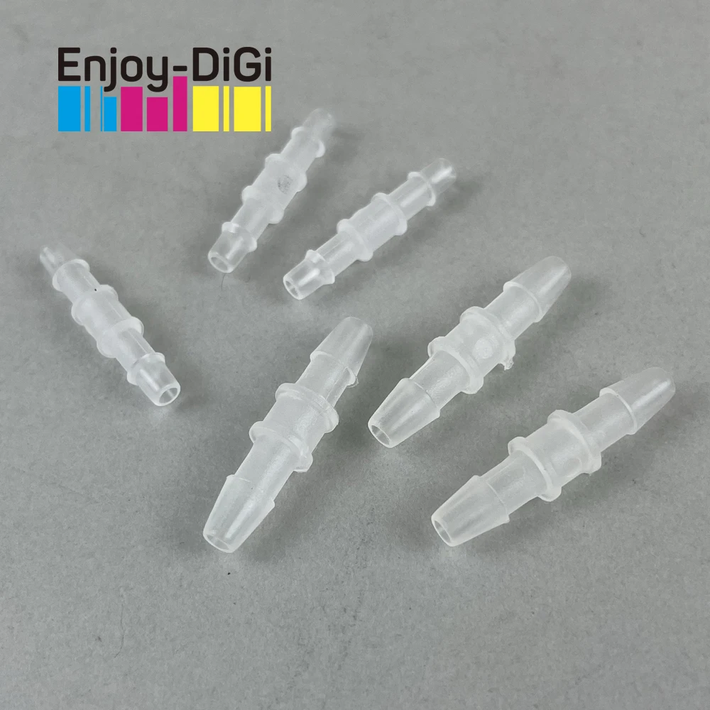 20PCS straight through tube fitting ink pipe line connector| | - AliExpress