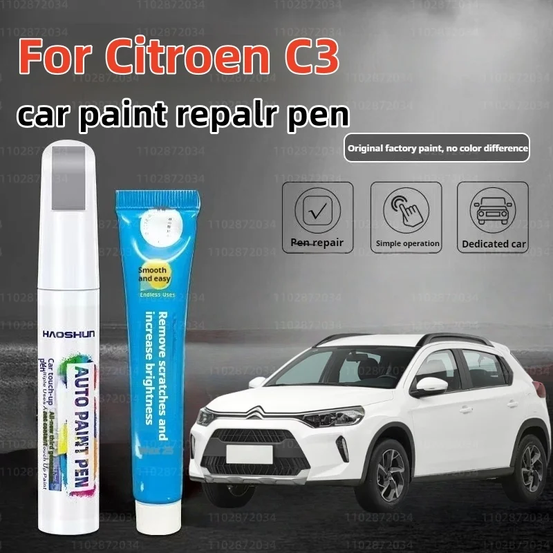 For Citroen C3 Saxo PF1 A91 PSA PF1 CMP Black White Paint Repair Pen ...