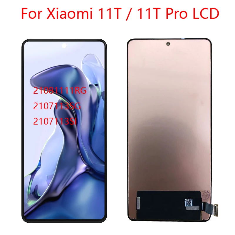오리지널 샤오미 미 11 T 11 T LCD 21081111RG 디스플레이 스크린 터치 패널 디지타이저, Xiaomi mi 11 ...