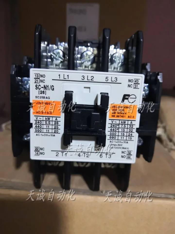 Fuji AC/DC Contactor SC N1/G[26]SC N2/GS[50]24V48110V220V| | - AliExpress