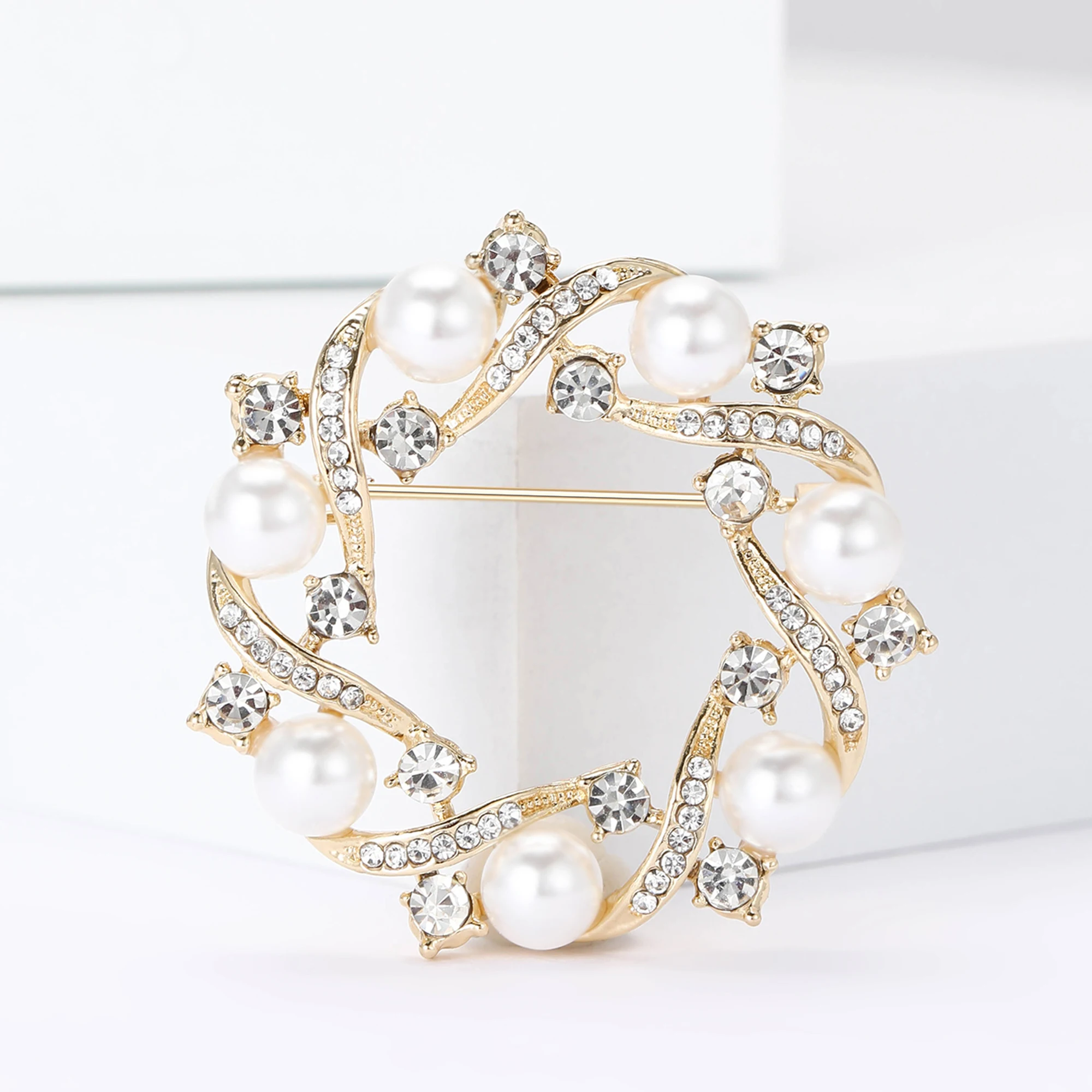Luxury-Pearl-Wreath-Brooches-for-Women-Unisex-Plant-Pins-2-color ...