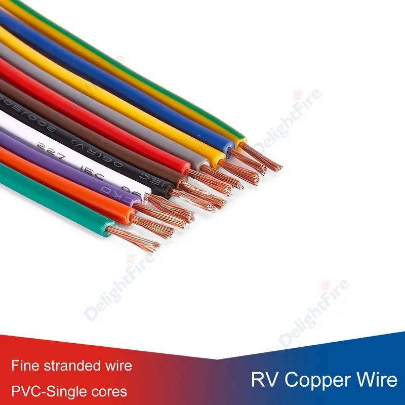 Copper-Wire-PVC-Single-core-Conductor-Core-22-20-18-16-14-AWG-Multi ...