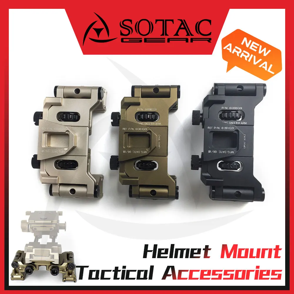 SOTAC-Universal-Dual-Bridges-Helmet-Mount-Fit-L4G24-PVS-14-Night-Vision ...