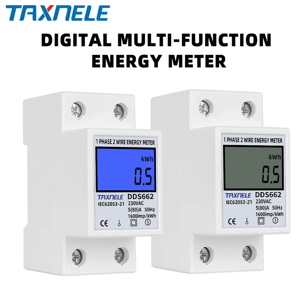Medidor-de-Energia-Multifuncional-Monof-sico-Digital-Trilho-Din-LCD ...