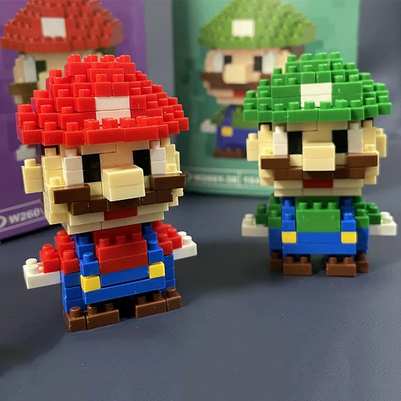 Bloques de construcción de Super Mario para niños, juguetes de ...