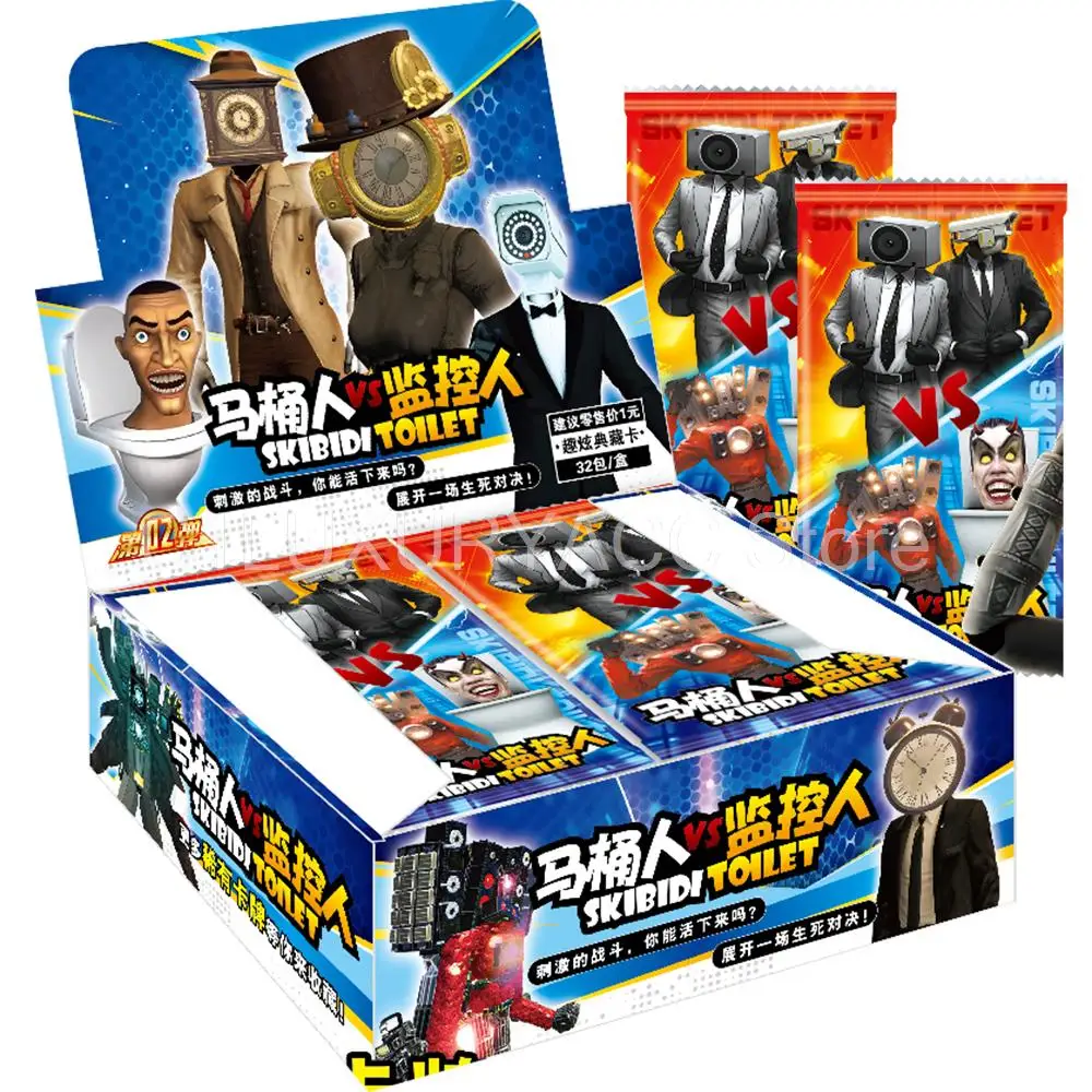 Wholesale New Skibidi Toilet Cards Chainsaw Man Japanese Anime Booster ...