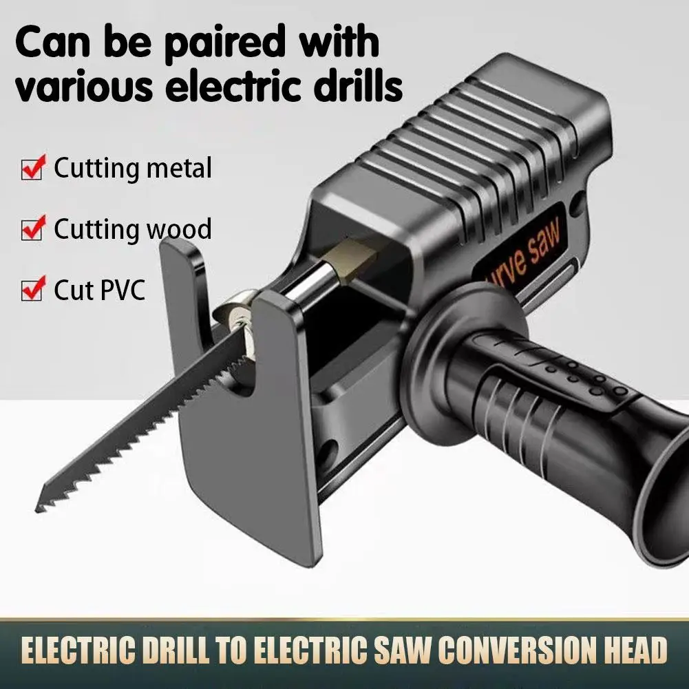 Portable-Reciprocating-Saw-Adapter-Electric-Drill-To-Electric-Saw-For ...