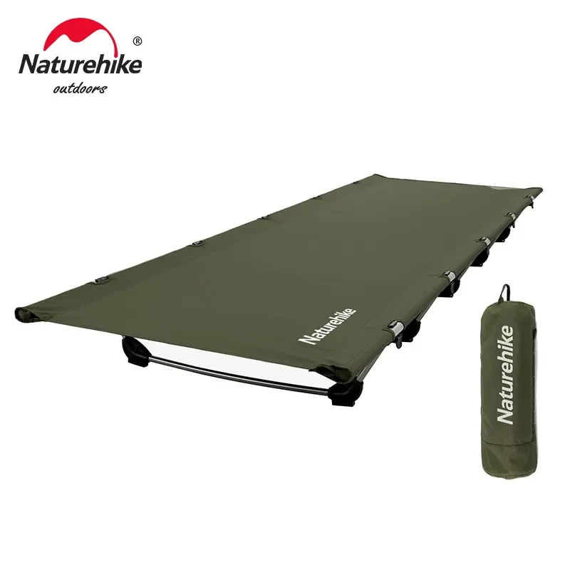 Naturehike Camping Cot แบบพกพาพับ Ultralight Camping เตียงที่นอนสำหรับ ...