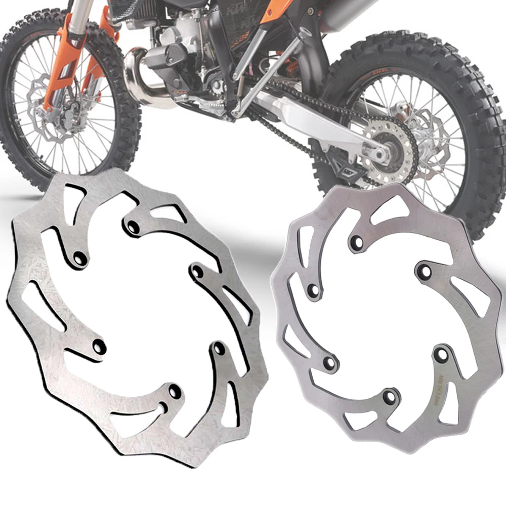 260/220mm FRONT REAR Brake Disc Rotor For KTM 125~530cc 150 250 300 350 ...