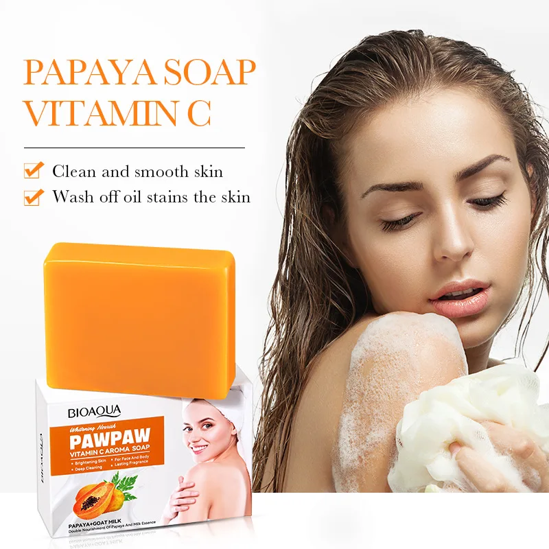 Papaya-Whitening-Handmade-Soap-Deep-Cleaning-Dark-Spot-Remove ...