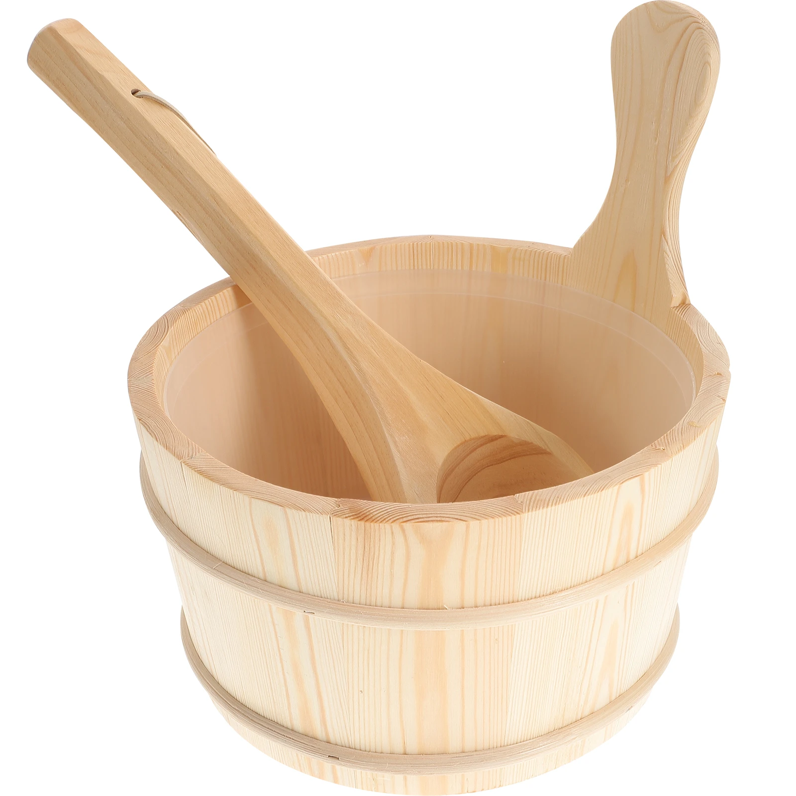 Sauna Wooden Bucket Ladle | Wooden Sauna Bucket Spoon | Sauna ...