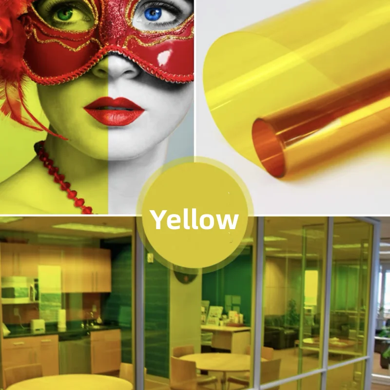 Multicolor Decorative Glass UV Resistant Transparent Home Office Window ...