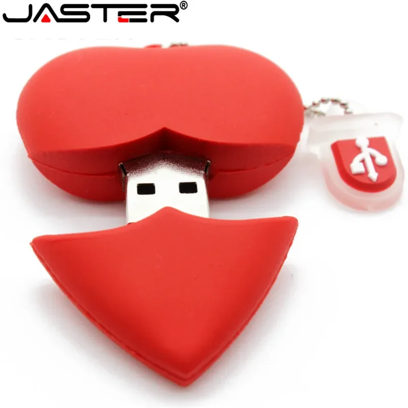 JASTER-Love-heart-style-usb-flash-drive-pen-drive-4gb-16gb-32G-64G-usb ...
