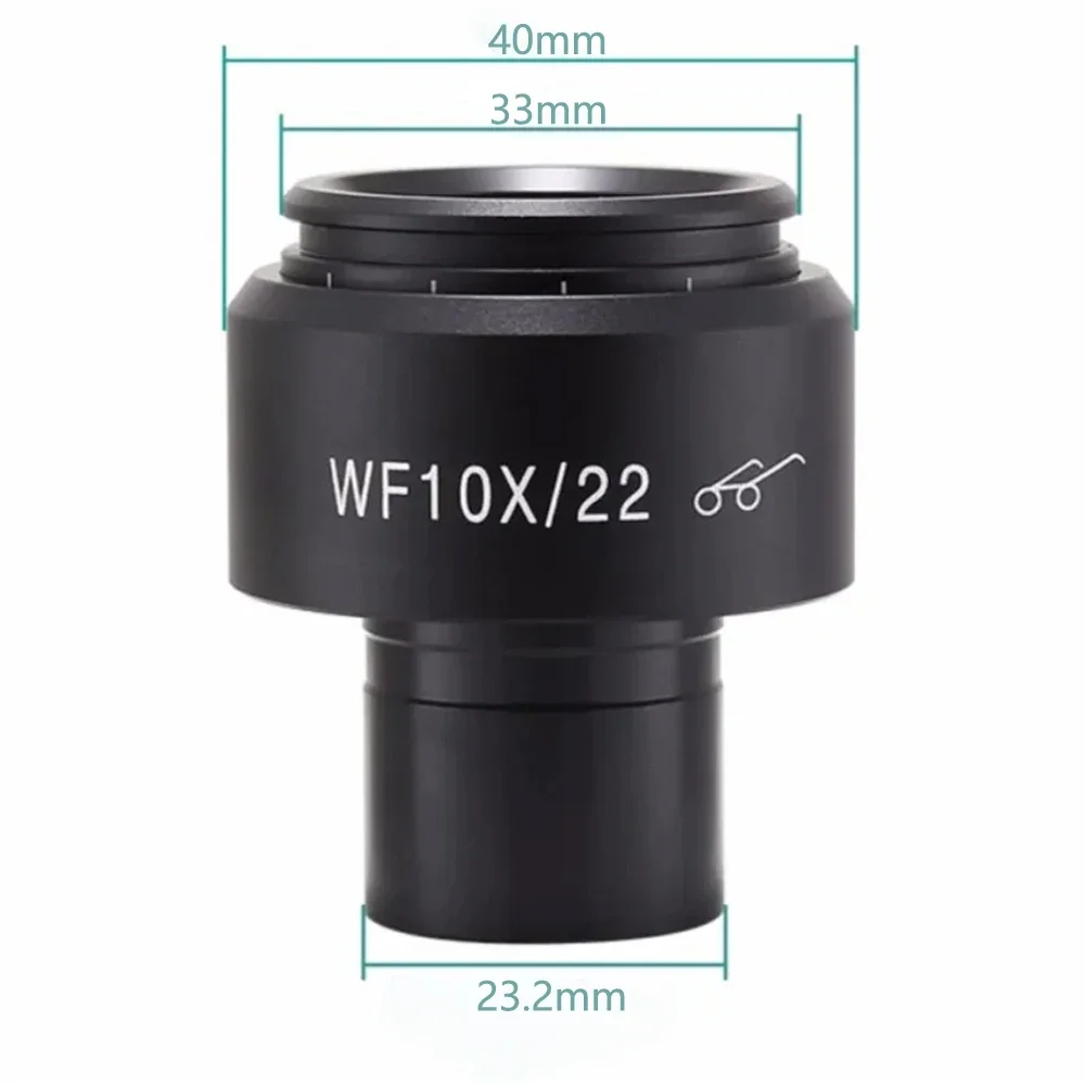 Biological-microscope-WF10X-High-eye-spot-wide-angle-eyepiece-Field-of ...