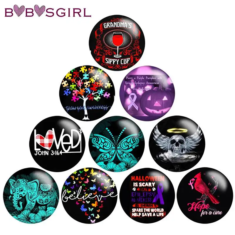 Love-Animal-Ribbon-snap-charms-wholesale-Round-Photo-Glass-Cabochon ...