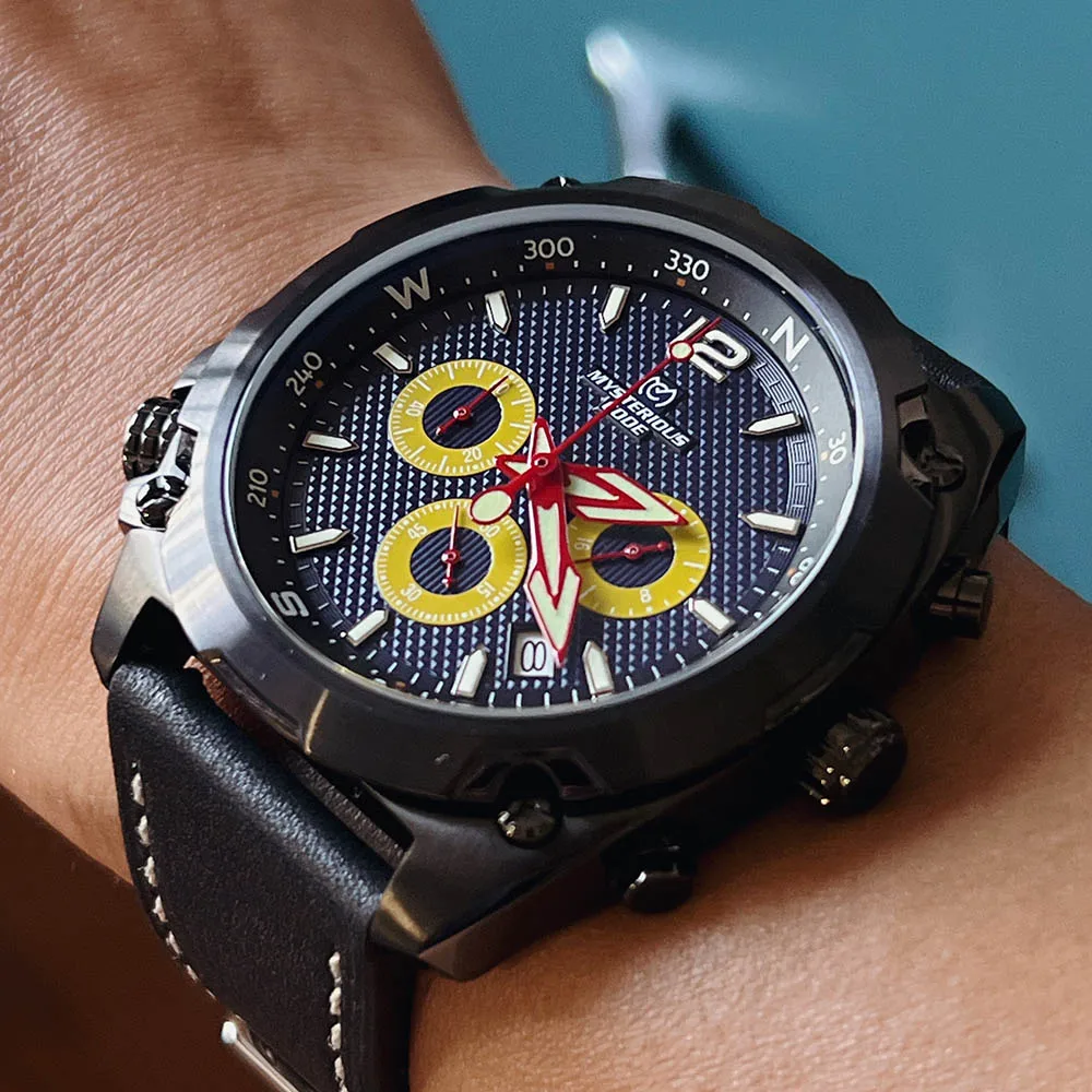 45mm-Mysterious-Code-Aviation-Chronograph-Men-s-Pilot-Watch-Luxury-VK64 ...