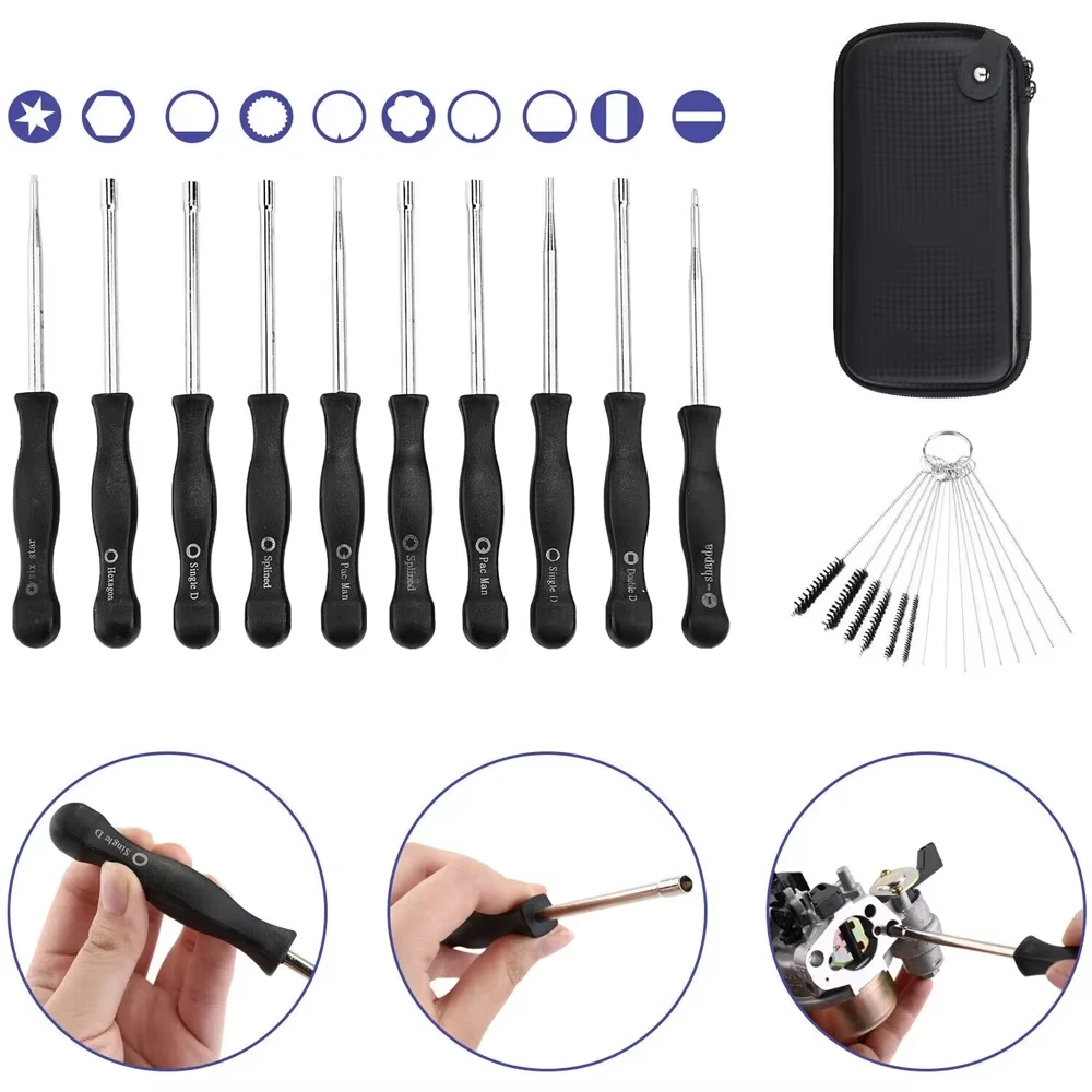 25pcs Carburetor Adjustment Screwdriver Tools for 2 Cycle Carburator ...