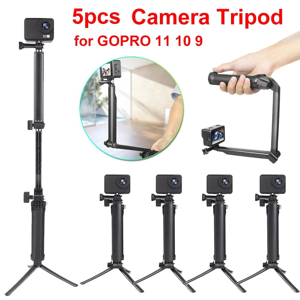 Portable-Tripod-Monopod-for-GOPRO-11-10-9-Extendable-Action-Camera ...