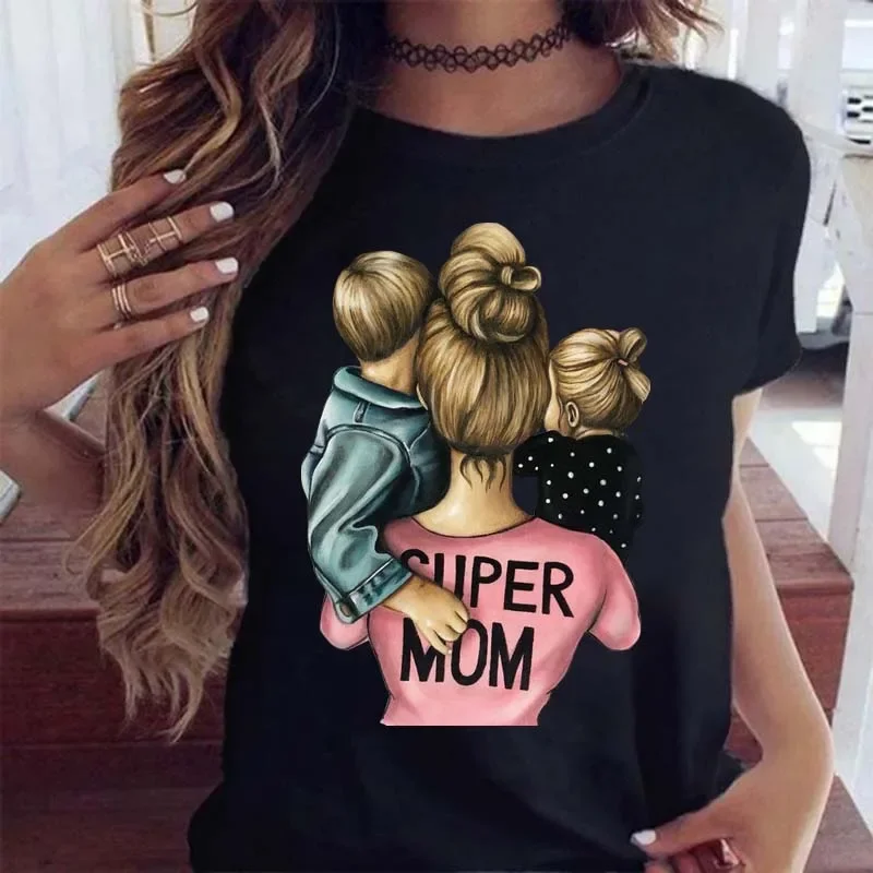 Camisetas-divertidas-para-mam-y-beb-para-mujer-camisetas-con-estampado ...