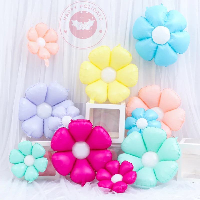 5-10pcs-12inch-18inch-Candy-Daisy-Balloon-Yellow-Sunflower-Smiling-Face ...