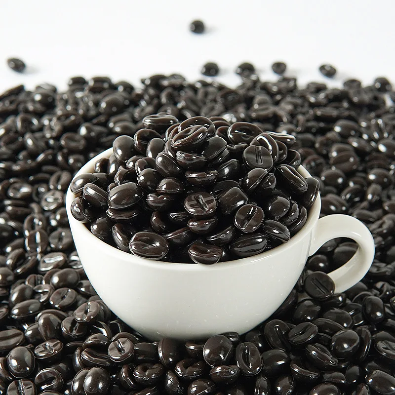 Simulated-Coffee-Bean-Fake-Food-Model-Cocoa-Bean-Photography-Props ...