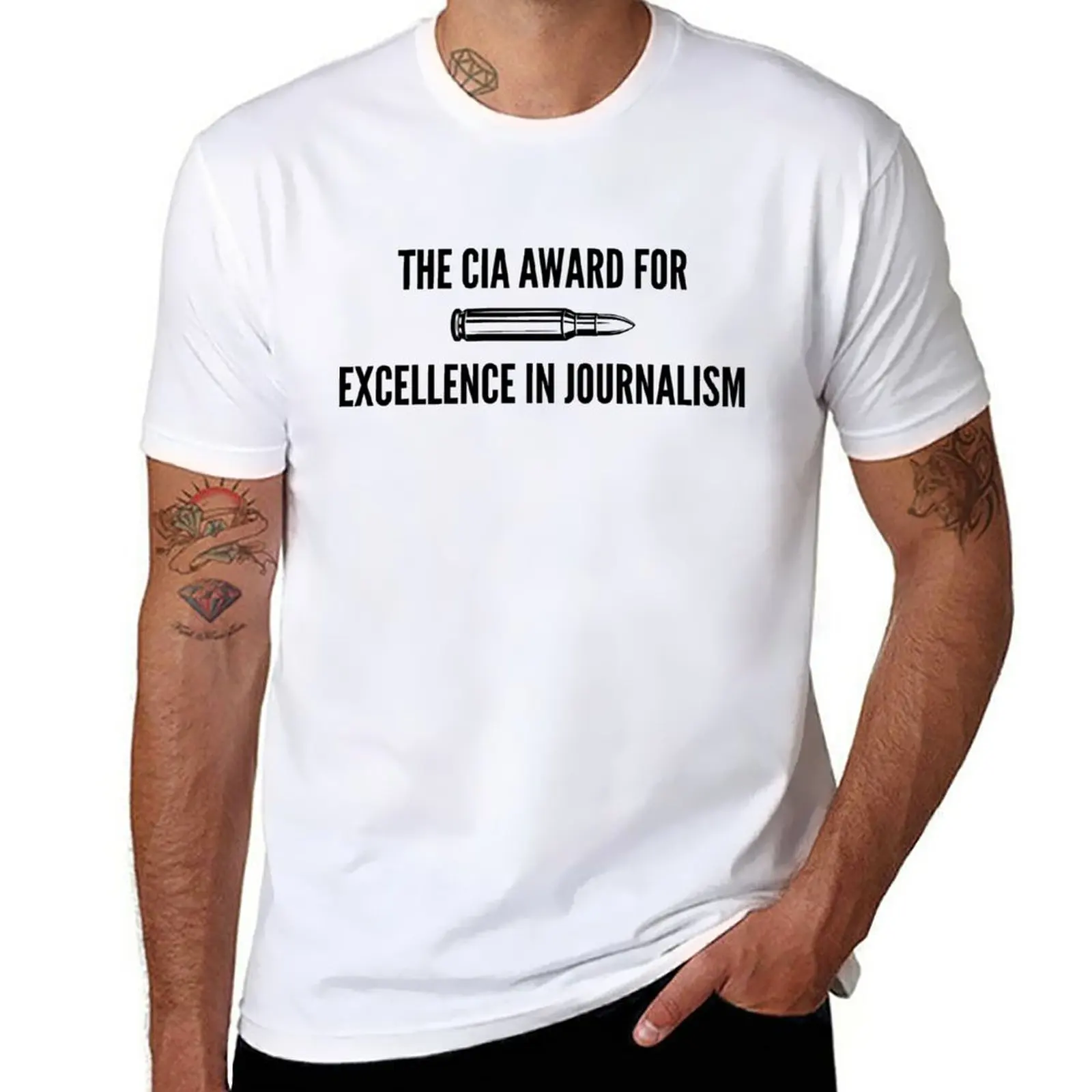 CIA-Award-For-Excellence-In-Journalism-T-Shirt-Short-t-shirt-vintage-t ...