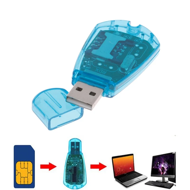 Blue-USB-SIM-Card-Reader-Copy-Cloner-Writer-Backup-Kit-SIM-Card-Reader ...