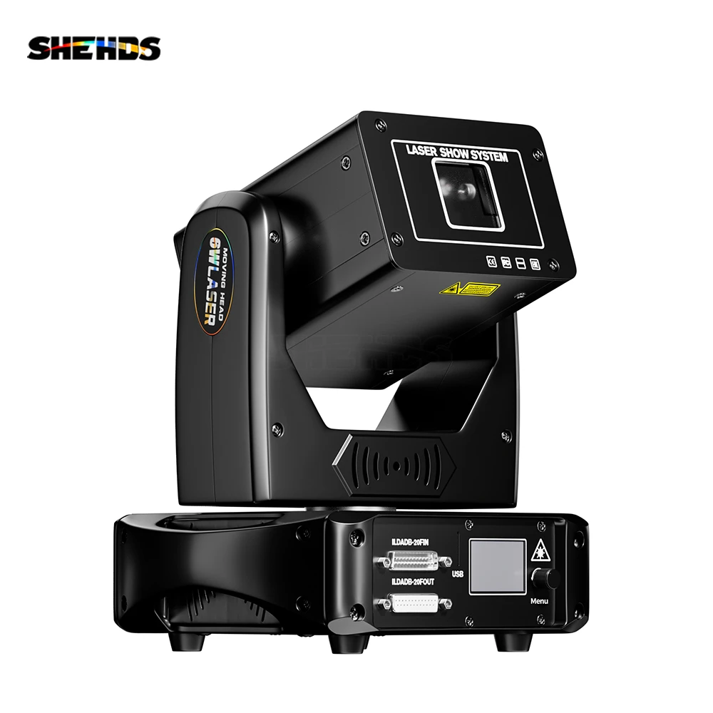 Shehds 20 Kpps 6000mw Moving Head Laser Light Rgby With Dmx Northern ...