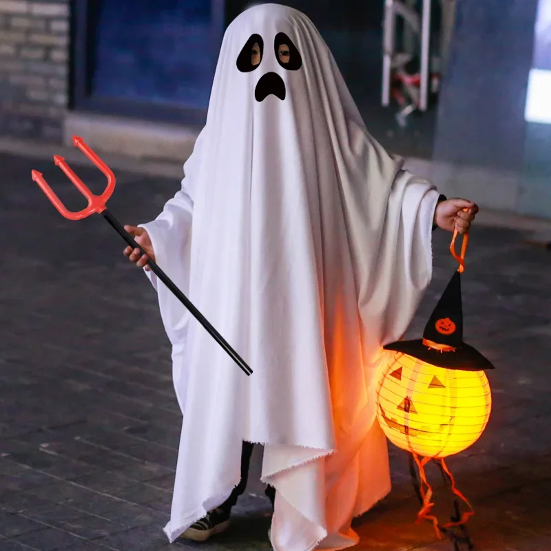 Cute-Kids-Halloween-Horror-Cloak-Cape-Anime-No-Face-Cosplay-Costumes ...