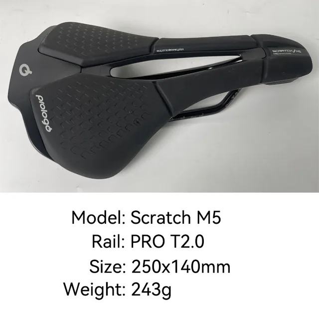 남녀공용 Prologo 치수 NDR 짧은 코 안장, 할로우 로드 MTB 자전거 앞 안장, 245 × 143mm, 250 × 140mm