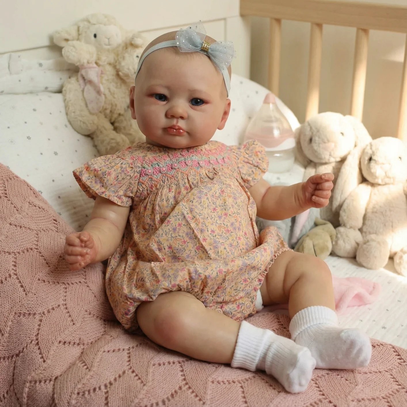 NPK 19inch Lali Soft Body Newborn Baby Reborn Doll Lifelike Soft Touch ...