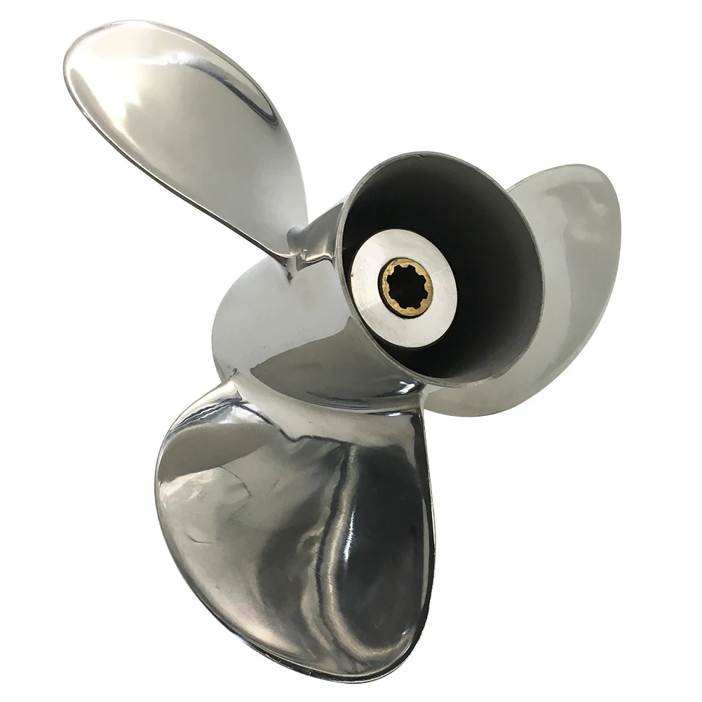 Boat-Propeller-9-1-4x12-for-Honda-10HP-20HP-3-Blades-Stainless-Steel ...