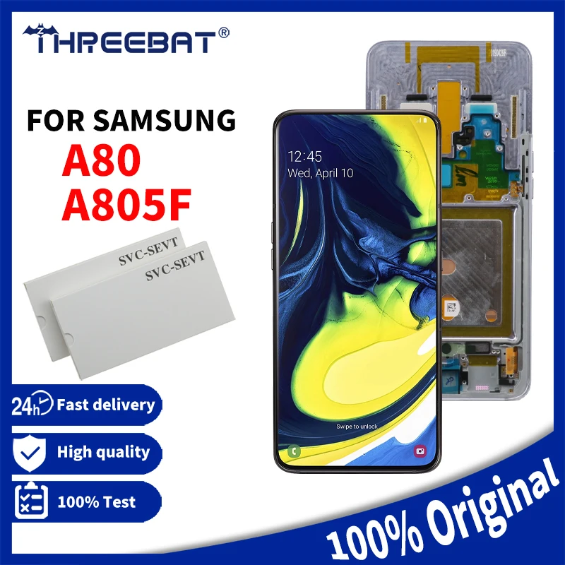 Original Display For Samsung Galaxy A80 A90 Lcd A805f A908n Sm-a805f/ds ...