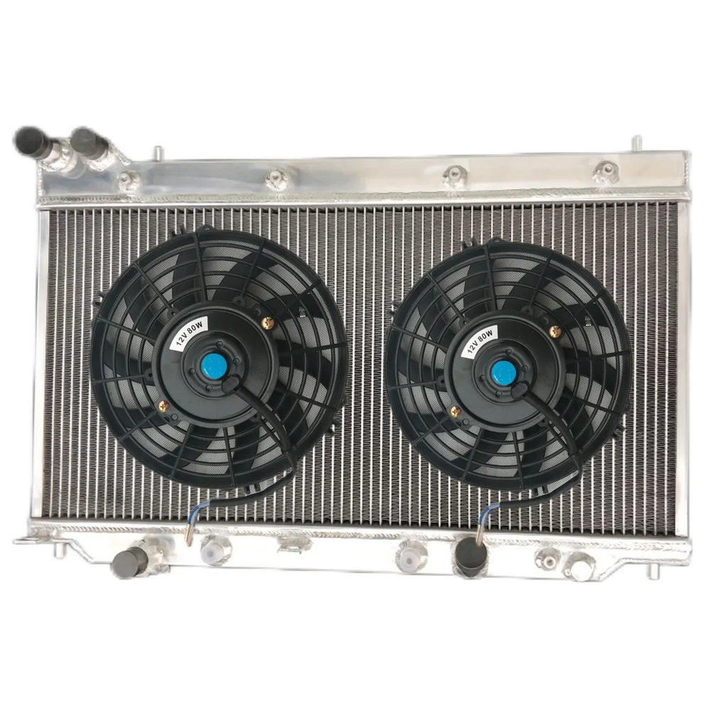 Aluminum Radiator+Fans For 2007 - 2008 Honda FIT / JAZZ LX EX Sport GD ...