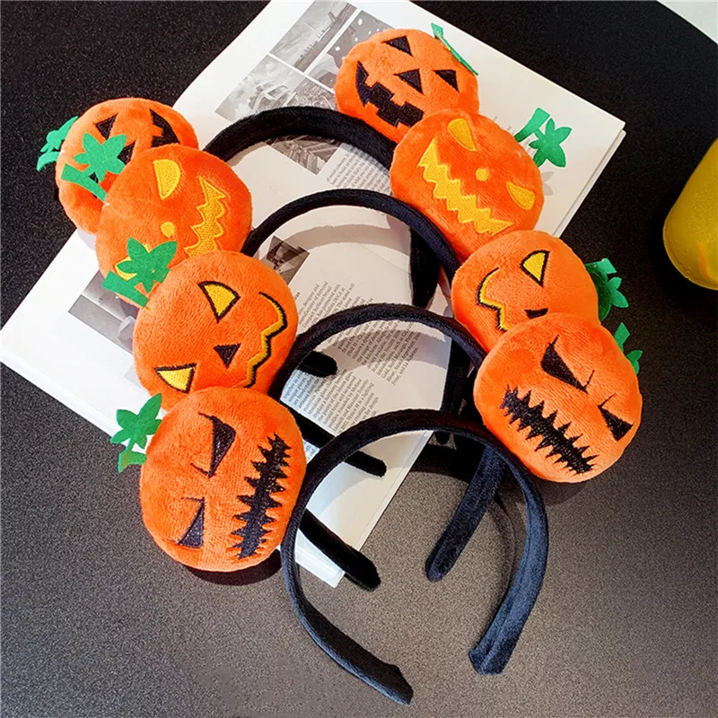 Personalized-Funny-Pumpkin-Headbands-Halloween-Party-Diy-Cheer ...
